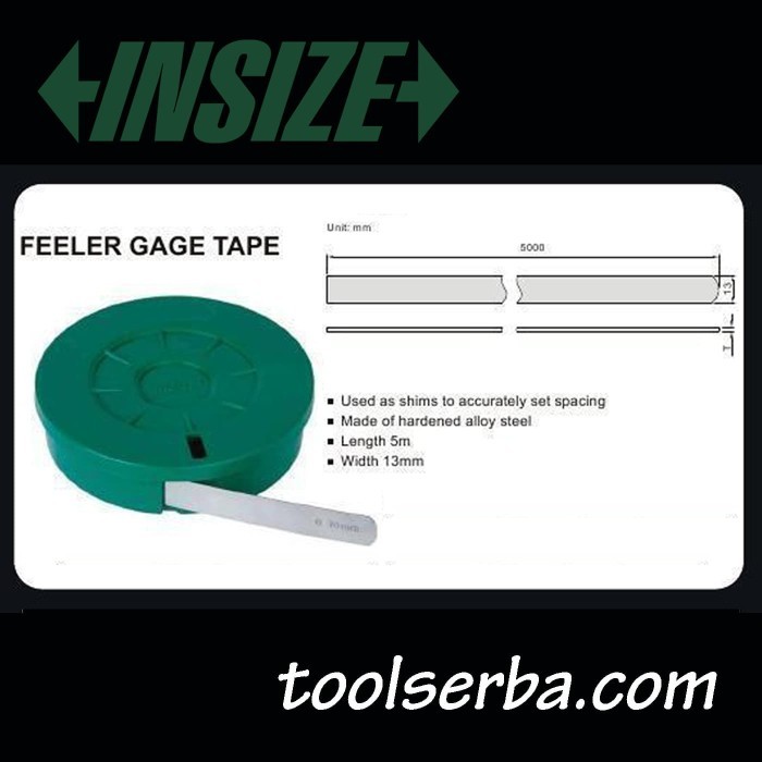 Jual neww Feeler Gauge / Thickness Gage / Shim Plate / Feeler Gage Tape ...