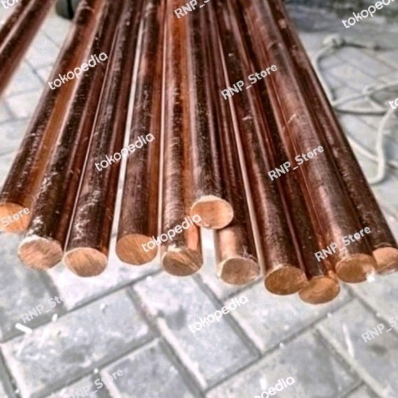Jual Grounding Rod Stick Rod 5/8 Atau 16Mm Asli Tembaga Full1M/2M/3M ...