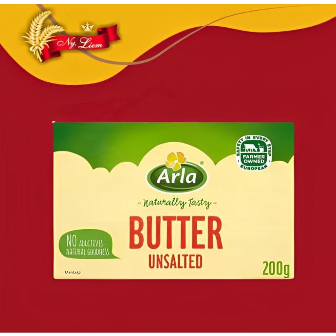Jual New Arla Unsalted Butter 200 Gr (Instant Only) | Shopee Indonesia