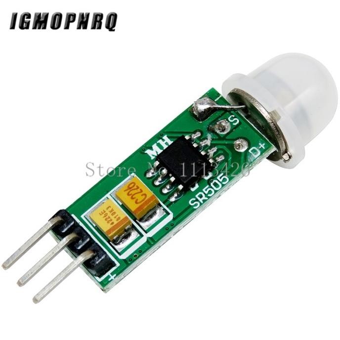 Jual HC-SR505 MINI INFRARED PIR SENSOR GERAK MODUL DETEKTOR INFRARED ...