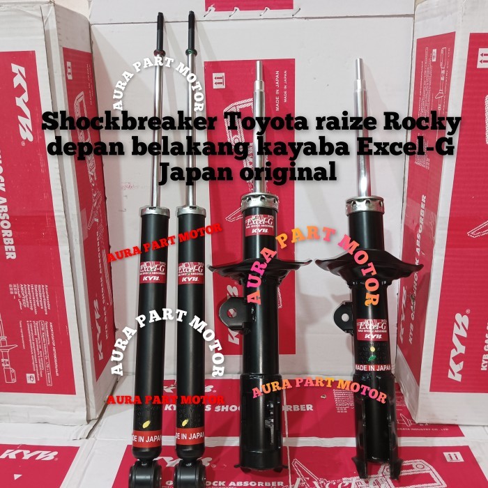 Jual shockbreaker Toyota raize Rocky depan belakang merek kayaba Excel-G | Shopee Indonesia