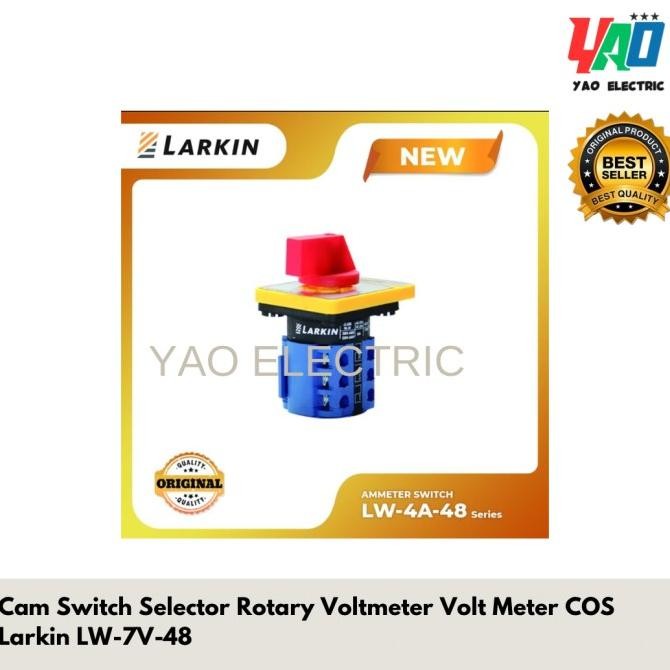 Jual CAM SWITCH SELECTOR ROTARY AMMETER AMPERE METER COS LARKIN LW-4A ...