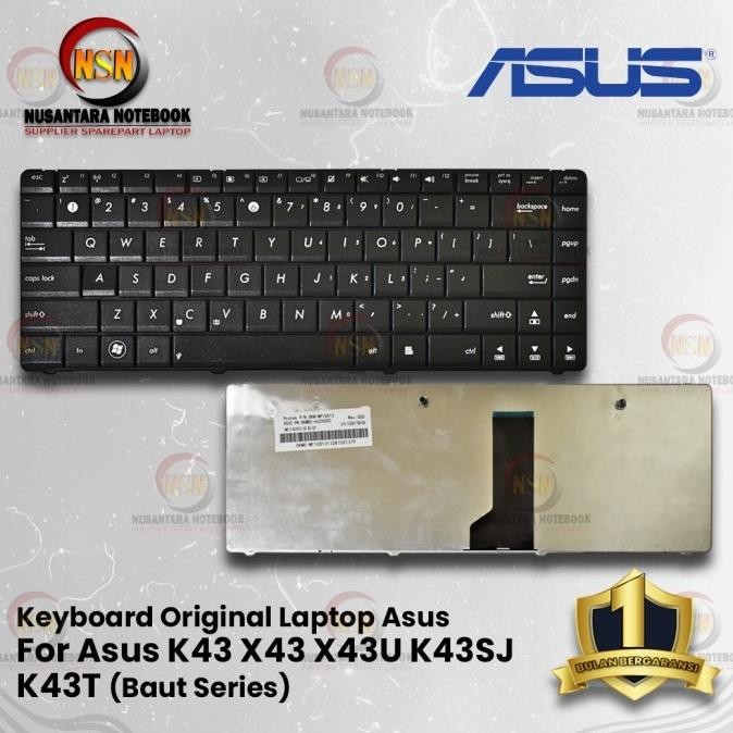 Jual Keyboard Laptop Asus X43 X43U X43E K43E K43U Baut Series | Shopee ...