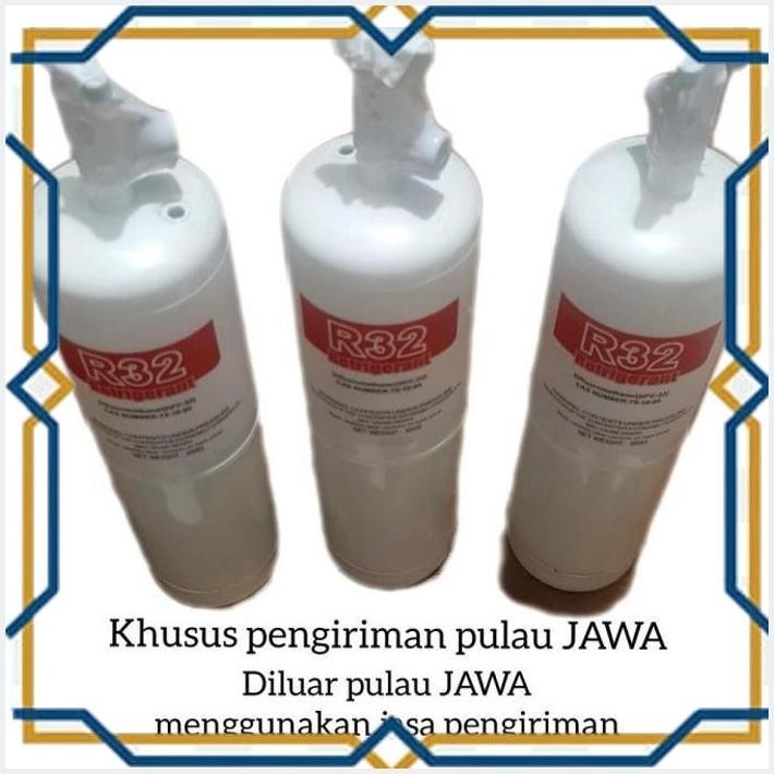 Jual [HOM55] R32 REFRIGRANT FREON R32 ISI 650G PENDINGIN AC RUMAHAN ...