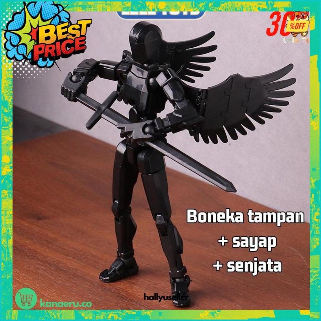 Jual Lele Toys 14Cm Manekin Model Cetak 3D Dummy 13 Action Figure Joint ...