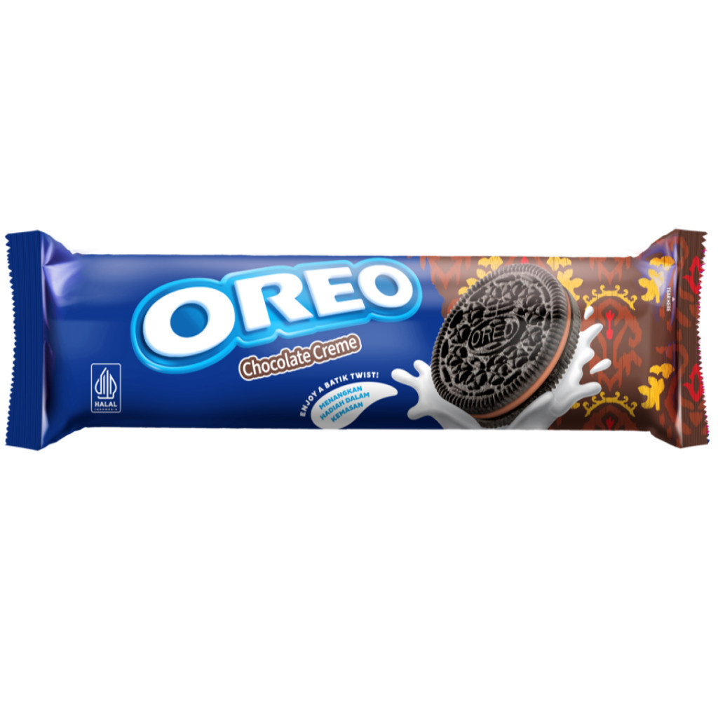 Jual OREO BATIK CHOCOLATE CREAM 119.6G x 5 | Shopee Indonesia