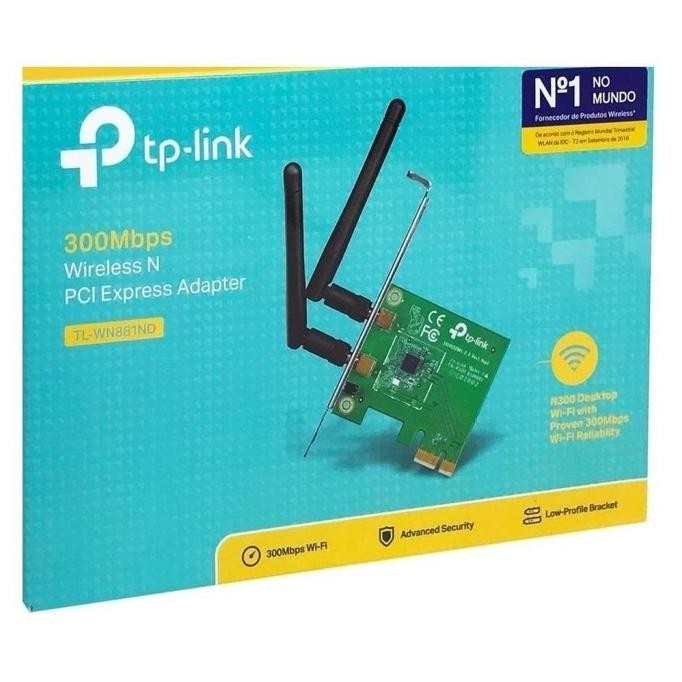 Jual TP-Link TL-WN881ND 300Mbps Wireless N PCI Express Adapter | Shopee ...