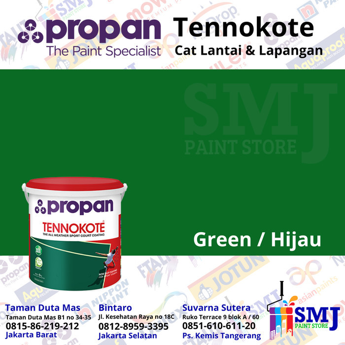 Jual Propan Tennokote Cat Lapangan Tennis Paving Block 1 Kg | Shopee ...