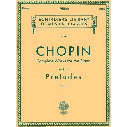Jual Jual | Baru Chopin: Preludes (Complete Works For The Piano, Book ...