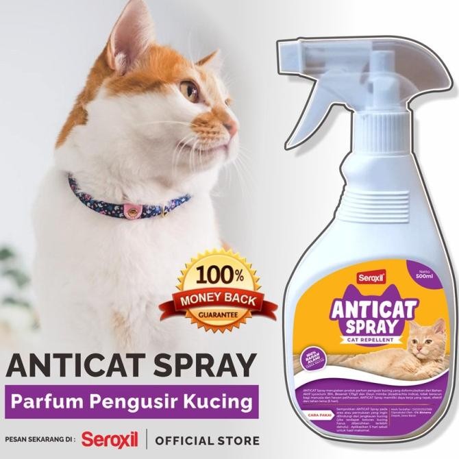 Jual Seroxil Parfum Pengusir Kucing BAB PUP Sembarangan Cat Repellent 500ml | Shopee Indonesia