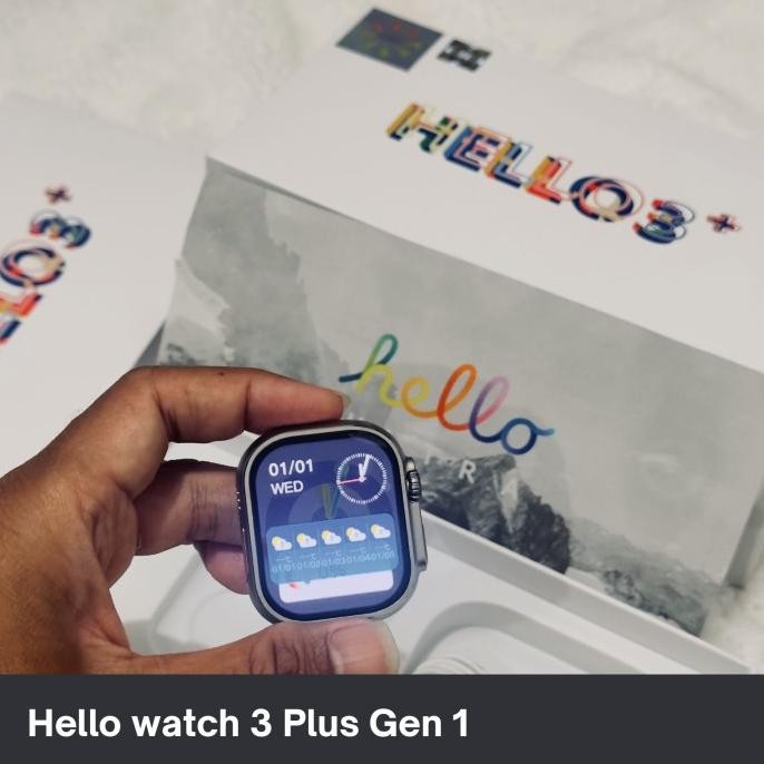 Jual Smart Watch Hello Watch 3 Plus Amoled Watch Ultra 8 Original Dan ...