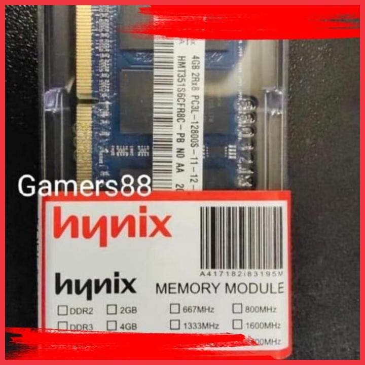 Jual (game) ram sodim 4gb memory hynix laptop ddr3l pc3l 12800/ ddr3l 1600 sodimm | Shopee Indonesia
