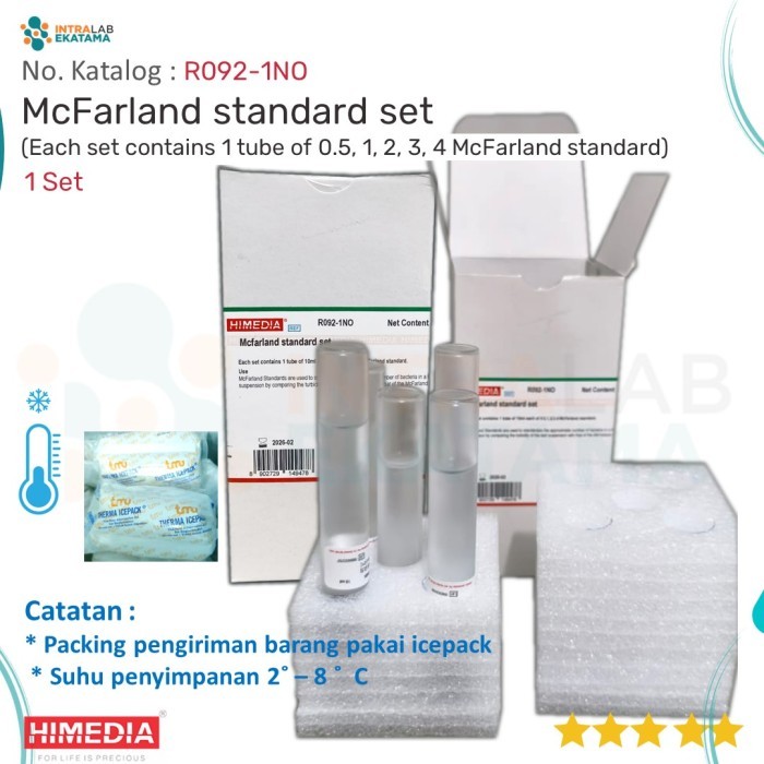 Jual Mcfarland Standard Set (Each Set Contains 1 Tube Of 0.5, 1, 2, 3 ...