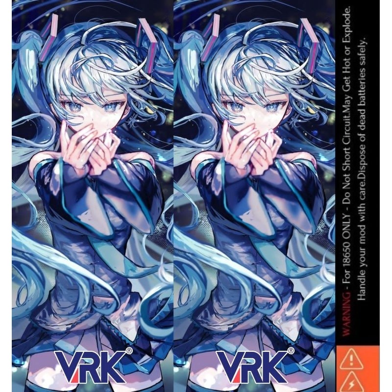 Jual Wrap* Jaka Stiker Wrap Baterai 18650 Vrk X Anime Untuk Melindungxi ...