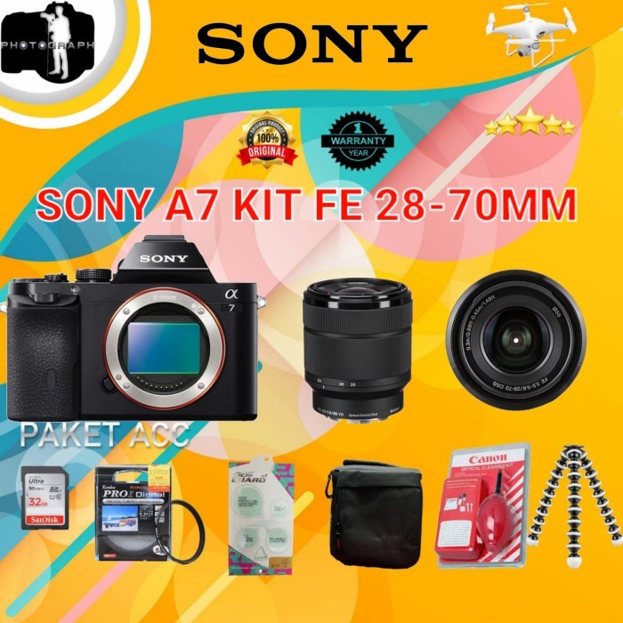 Jual SONY A7 KIT FE 28-70MM / KAMERA SONY A7 KIT 28-70MM | Shopee Indonesia