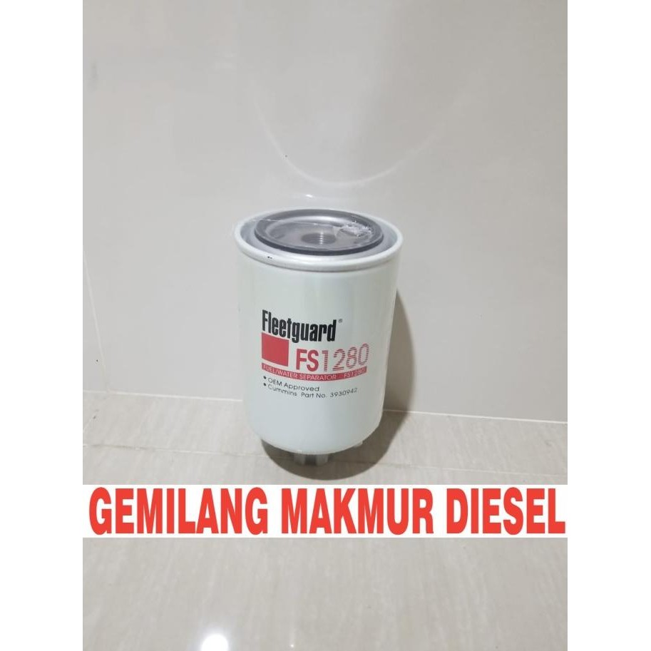 Jual FS-1280 Filter Fleetguard Fuel Water Separator FS1280 FS 1280 ...