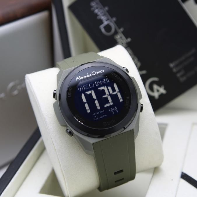 Jual ALEXANDRE CHRISTIE ORIGINAL AC9342 AC 9342 RUBBER DIGITAL JAM ...