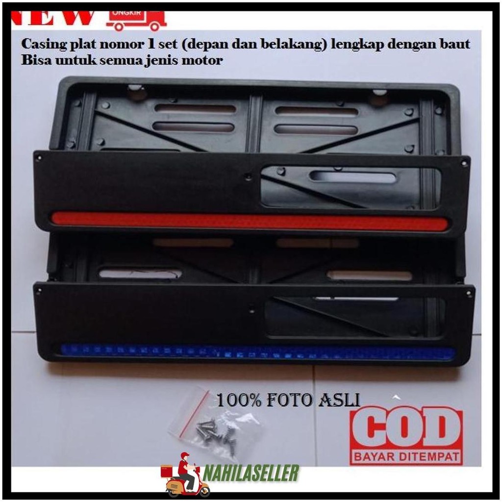 Jual Cover-Tempat Plat Nomor Motor/Dudukan Plat Nomor Motor Universal ...