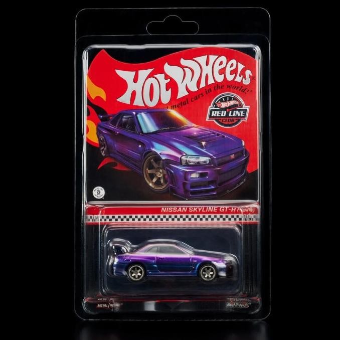 Jual Hotwheels RLC Nissan Skyline GTR R34 Chameleon Bunglon Purple Hot ...