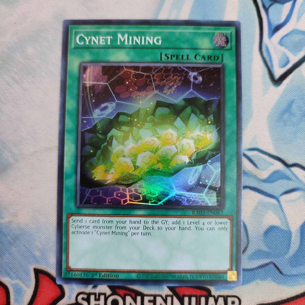 Jual yugioh cynet mining RA03 super rare original | Shopee Indonesia