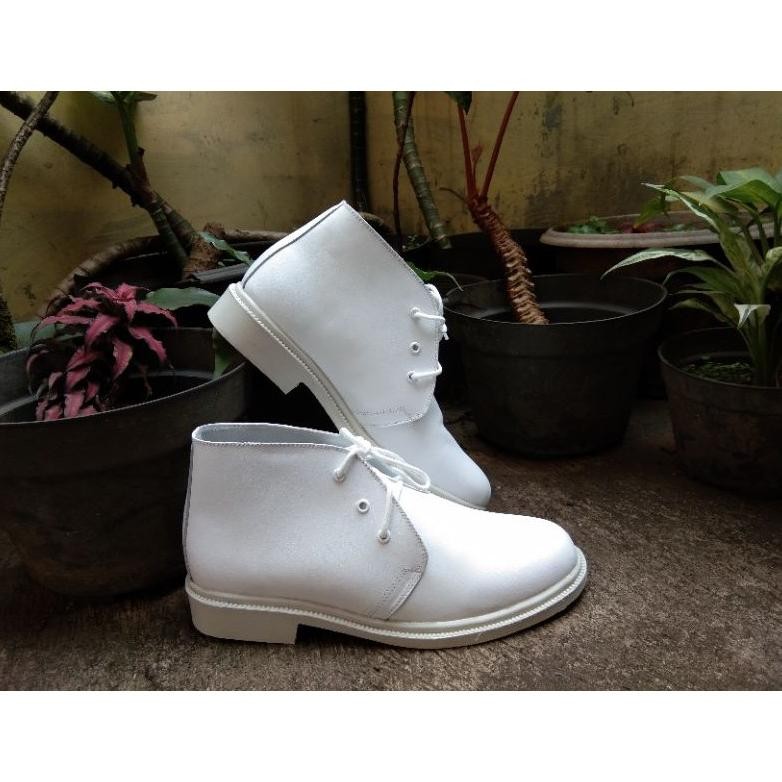 Jual Sepatu Polisi Pdl Pdh Satpam Satpol Pp Putih Taruna Tali Tiga ...