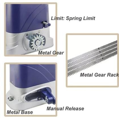 Jual REL MESIN PAGAR OTOMATIS 4PCS 1METER GEAR RACK GERBANG 4M REL ...