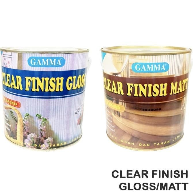 Jual CLEAR FINISH GLOSS - Cat Proteksi & Coating Tembok Clear WB 2.5L ...