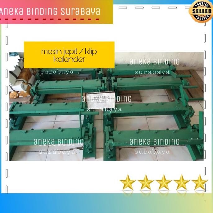 Jual Mesin Klip Kalender/Mesin Jepit Kaleng Kalender/Alat Klem Kalender ...