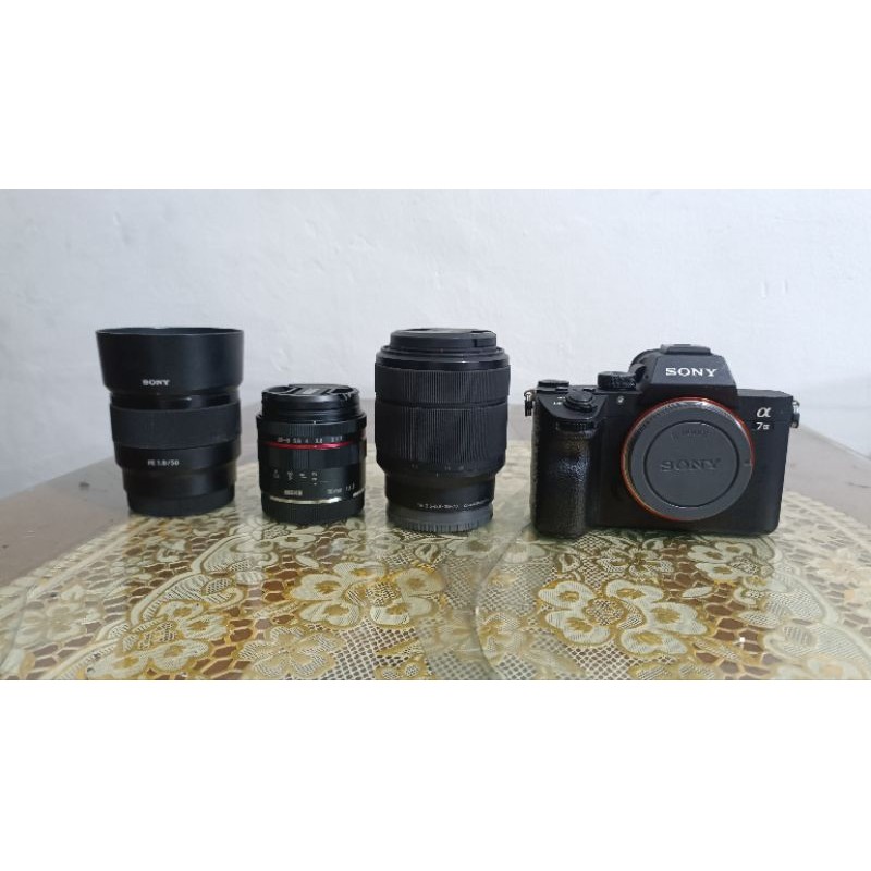 Jual Paket komplit sony a7iii lengkap box 3 lensa | Shopee Indonesia