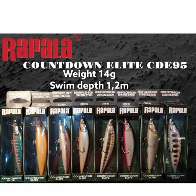Jual HARGA DISC - New Umpan Rapala Countdown Elite CDE 95mm - 9.5cm 14g | Shopee Indonesia