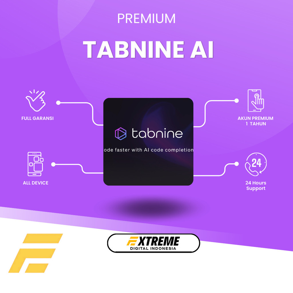 Jual Tabnine Pro 1 Tahun Privaate Akun (Ai Code Assistant) | Shopee ...