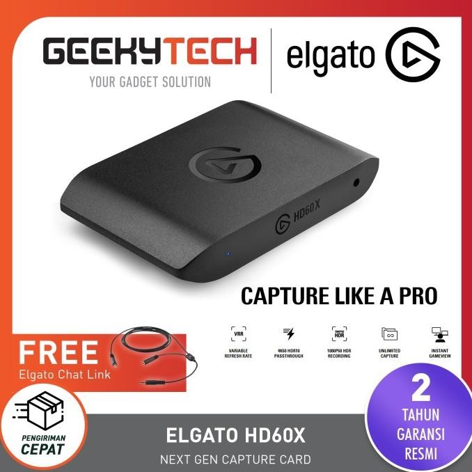 Jual Elgato Hd60X / Hd 60 X 4K Game Capture Card - Garansi Resmi ...