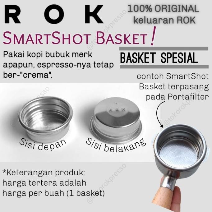 Jual ROK SmartShot Basket untuk Portafilter ROK Presso 100% Original RESTOCK! | Shopee Indonesia