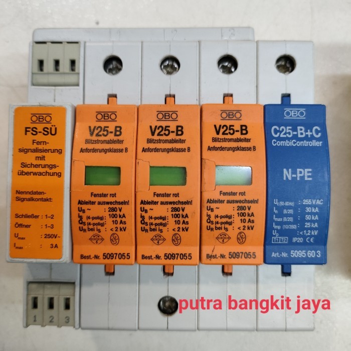 Jual Surge Arrester Obo 3P Fs-Su V25-B + Npe Harga Promo!! | Shopee Indonesia
