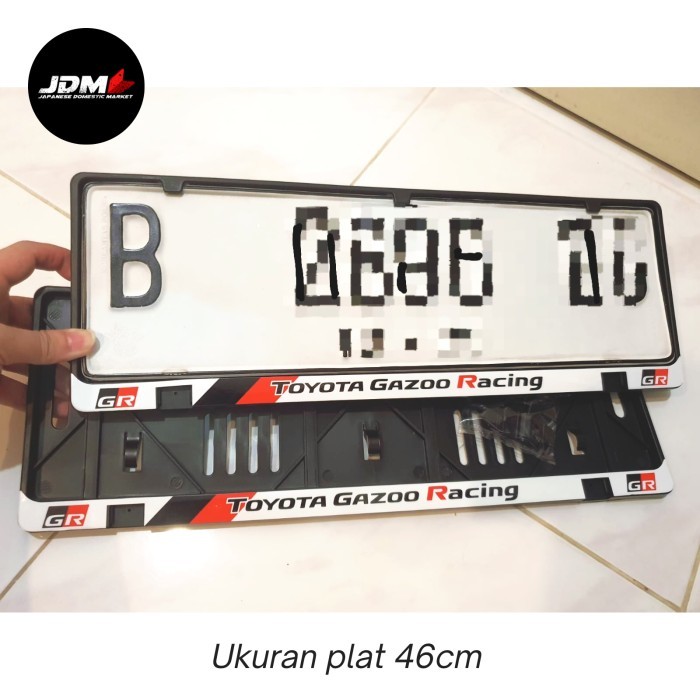 Jual Ready Frame bingkai plat nomor GR gazo racing | Shopee Indonesia