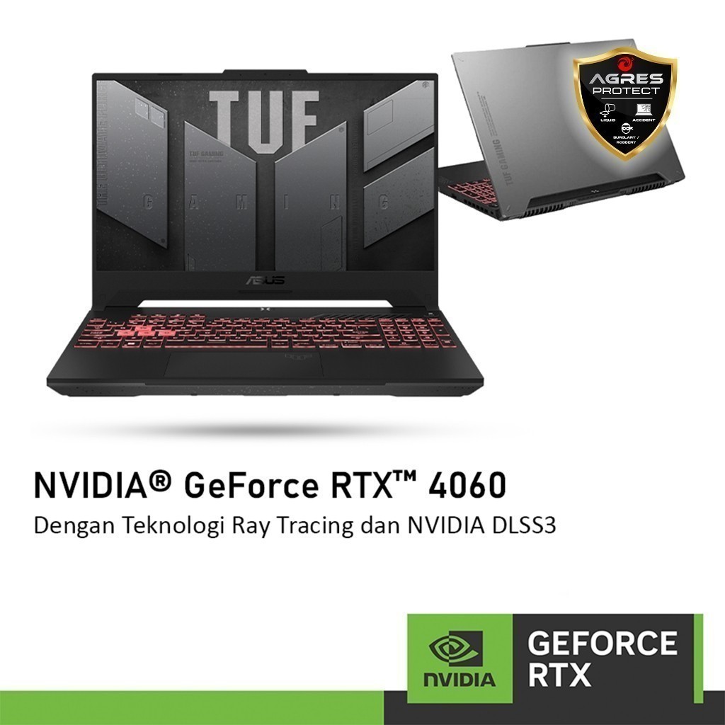 Jual ASUS TUF A15 FA507NV GeForce RTX™ 4060 8GB - RYZEN 5 7535HS 16GB ...