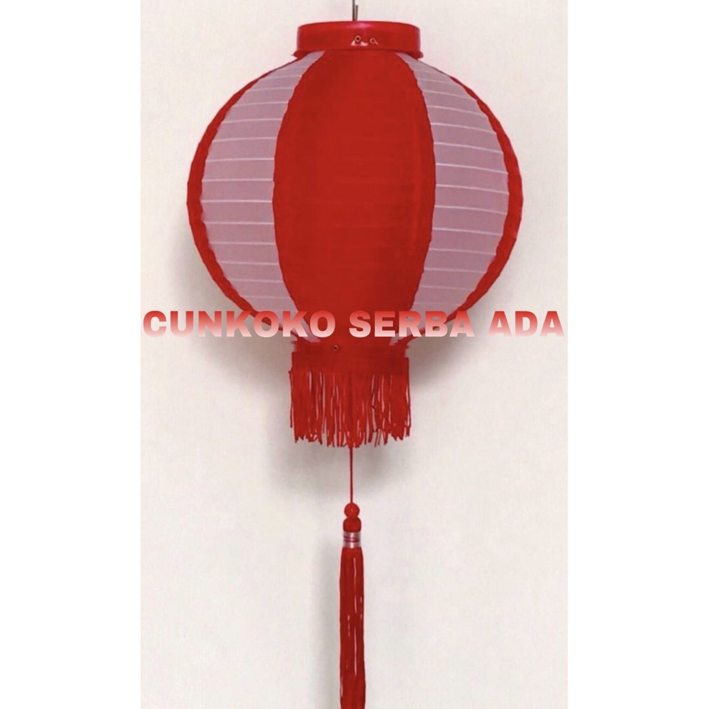 Jual LAMPION KAIN MERAH PUTIH 10"( 25 CM ) / HIASAN 17 AGUSTUS / 1 ...