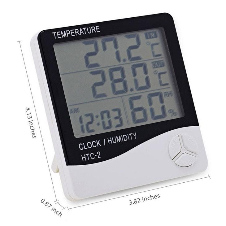Jual TAFFWARE DIGITAL TEMPERATURE HUMIDITY METER + CLOCK ALARM CALENDER ...