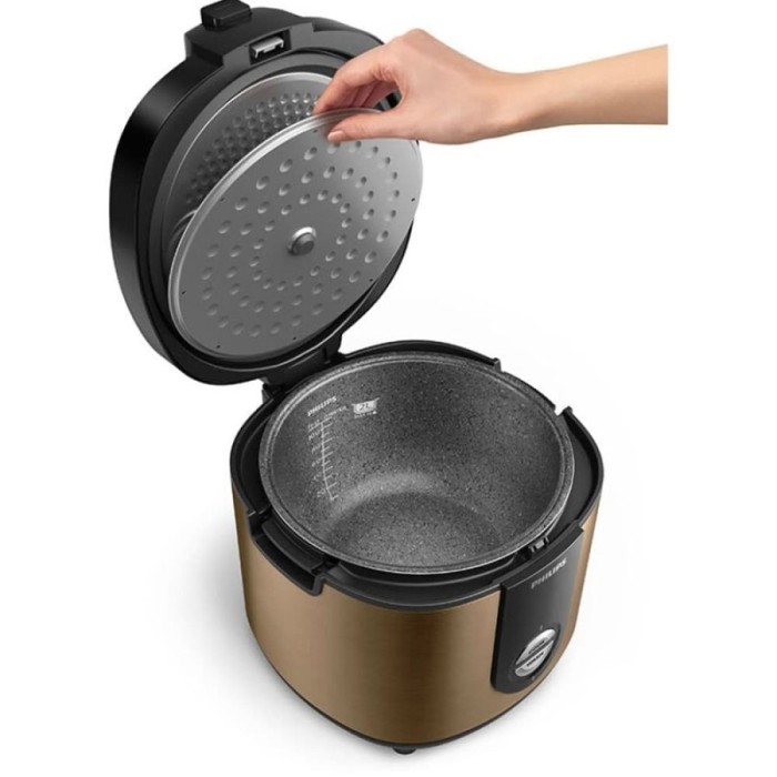 Jual Philips Rice Cooker 2L - Premium Plus Gold HD3138/34 | Shopee ...