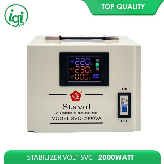 Jual Jual STAVOL STABILIZER VOLT 2000W DIGITAL ANALOG VOLTAGE LISTRIK ...