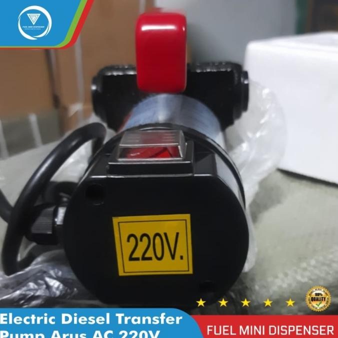 Jual Pompa Ac / Electrik Diesel Transfer Pump 220 V Solar Oli Minyak ...