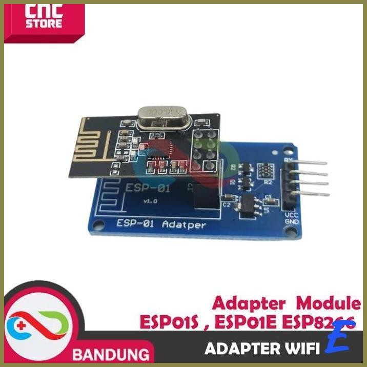 Jual | CN | ADAPTER ESP-01 ESP-01S ESP8266 WIRELESS MODULE WIFI ESP01 3.3V 5V DC | Shopee Indonesia