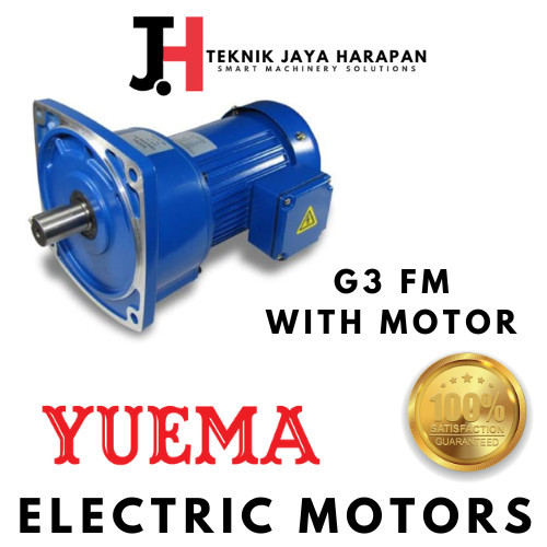 Jual GEAR BOX HELICAL YUEMA G3FM 1,5KW 2HP 1500W as 40 RATIO 60, 80 ...