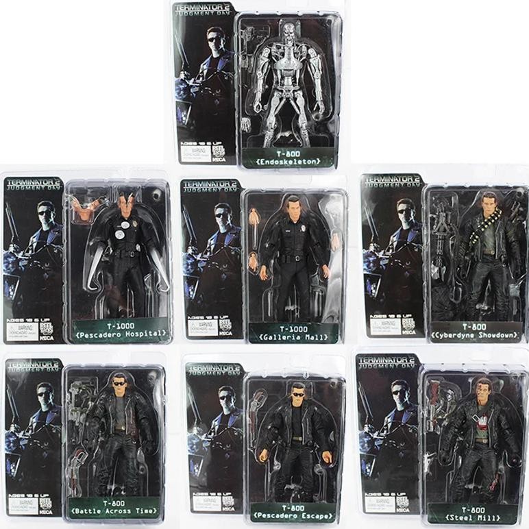 Jual neca the terminator t-800 t-1000 endoskeleton pvc action figure ...