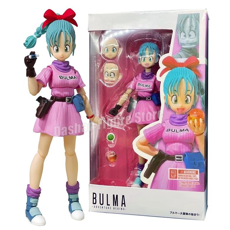 Jual 13cm shf dragon ball figures bulma goku action figure pvc battle ...