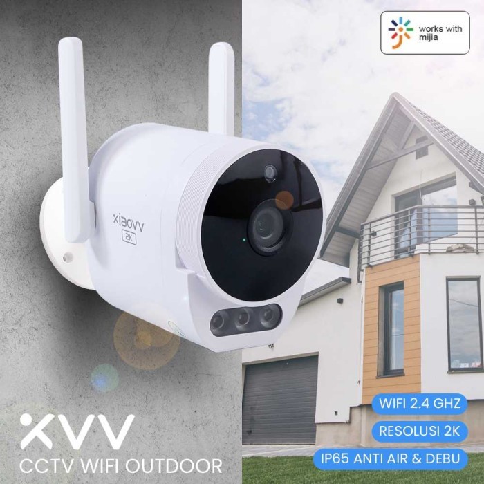 Jual CCTV WiFi Xiaovv Outdoor Waterproof IP Camera 2K - XVV-3130S-B10 ...