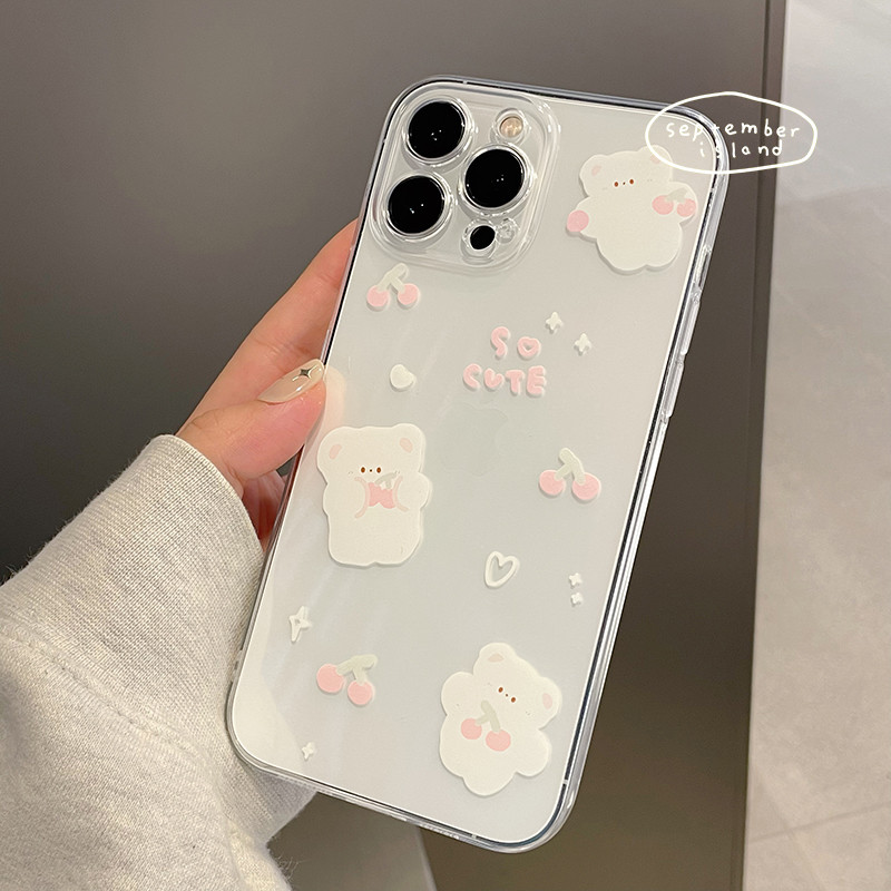 Jual Beruang Ceri Premium Lucu Luar Negeri Casing Hp Samsung A07 A17 5G A16 5G A06 A35 5G A55 5G ...