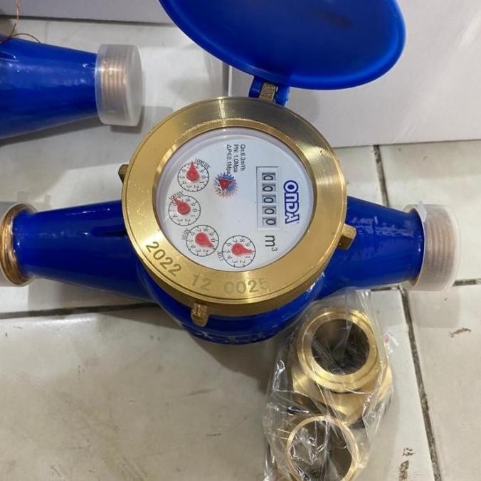 Jual meteran air onda 1 inch/ Water Meter Onda 25 mm bahan kuningan | Shopee Indonesia