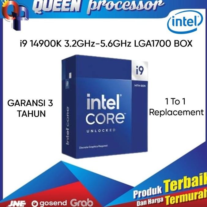 Jual PROCESSOR INTEL CORE I9 14900K BOX LGA1700 | Shopee Indonesia