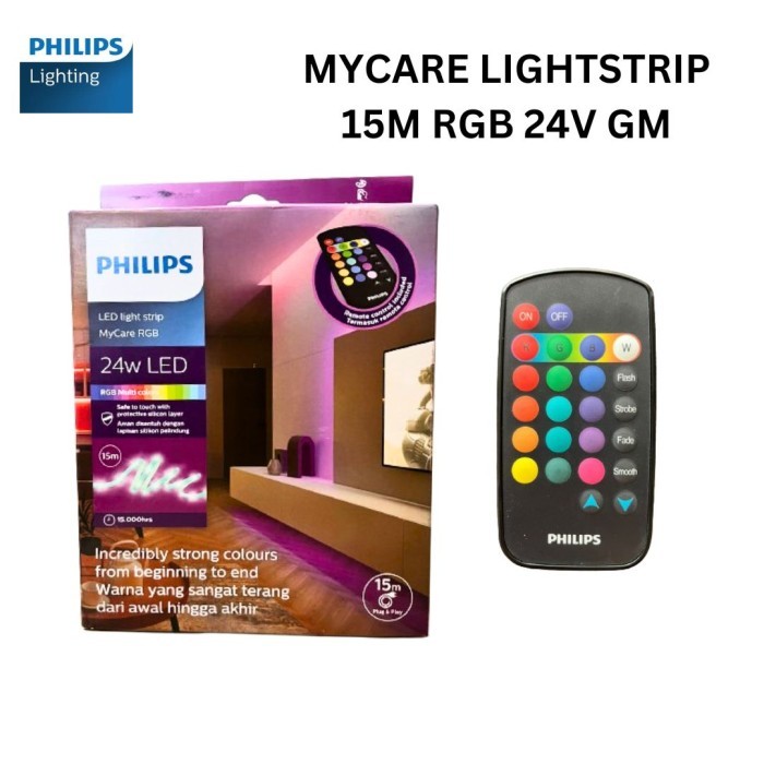 Jual HARGA DISC - PHILIPS LED Strip Light Strip MYCARE RGB 15M 15 METER ...